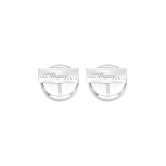 S.T. Dupont Boutons de manchette laqu&eacute; &agrave; logo