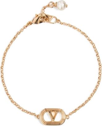 Valentino Garavani Femme, Accessoires, Jaune, Taille: M Ovalette Bracelet