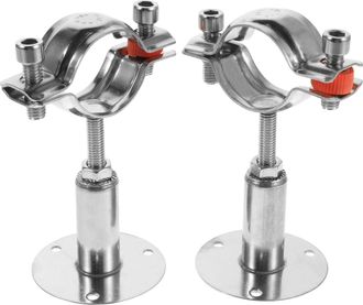 Cabilock 2 St&uuml;ck Wandweinflaschenhalter aus Metall Verstellbarer Einzelner Wandflaschenhalter f&uuml;r Weinflaschen 38 40mm bis 50 95mm Platzsparendes Weinregal f&uuml;r