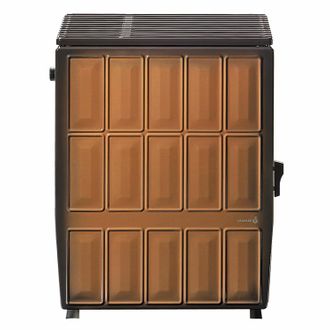 Wamsler KS 109-6 6000 W Brennholz, Braunkohle Briquettes, Wood Briquettes 12 cm