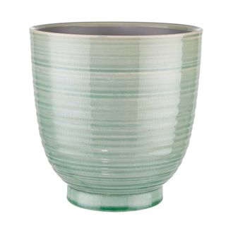 Butlers Blumentopf &Oslash; 18cm Steinzeug -Bloom- Pflanzentopf f&uuml;r innen und au&szlig;en | &Uuml;bertopf zur Dekoration von Balkon, K&uuml;che, Fensterbank, Pflanzregal, Wohnzimmer