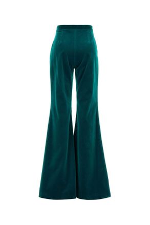 Costarellos Velvet Trousers - Green