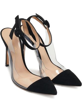 Gianvito Rossi escarpins Anise 105 mm en daim - Noir