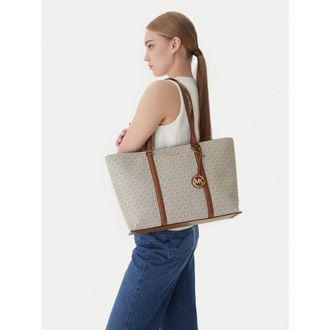 Michael Kors Handtasche MICHAEL Michael Kors Temple Tote 30R4G1LT3B Beige