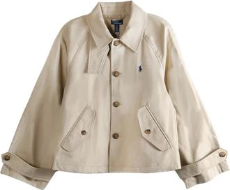 Ralph Lauren Femme, Vestes, Beige, Taille: 40 FR Cotton Double Jacket