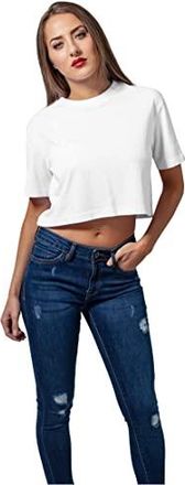 Urban Classics Ladies Short Oversized Tee Femme T-Shirt Manches Courtes Blanc S
