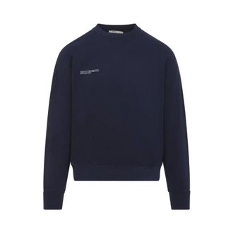 PANGAIA Klassischer Rundhals-Sweatshirt - - Sweatshirts & Hoodies - Herren - Blau - 2XS