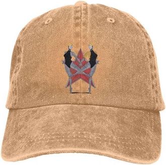 Generic Casquette de baseball couleur pure papa chapeaux &eacute;toile femme visi&egrave;re pare-soleil casquettes de baseball atomique coeur robot jumeaux URSS Russie FPS 