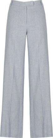 Marella Femme, Pantalons, Bleu, Taille: 38 FR Pantalon large