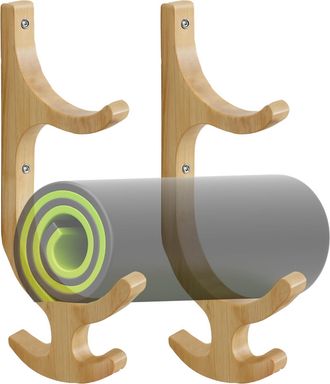 Generic Yogamattenhalter - Wandhalterung, multifunktionale vertikale Aufbewahrungsl&ouml;sung | Platzsparendes &Uuml;bungsger&auml;te-Anordnungssystem f&uuml;r Fitnessreifen, Wid
