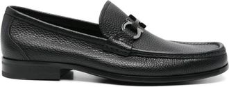 Ferragamo Homme, Chaussures, Noir, Taille: 40 1/2 EU Grandioso Mocassins en Cuir