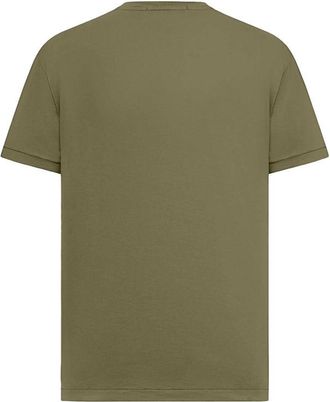 Stone Island Logo Patch Crew Neck T-Shirt - Green