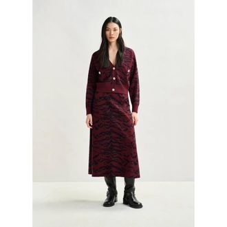 Essentiel Femme, Jupes, Rouge, Taille: 36 FR Italicca Midi Skirt