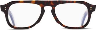 Cutler and Gross unisex, Accessoires, Brun, Taille: 50 MM Gr14 Aviator Optical Frame