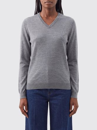 Gucci V-Ausschnitt Pullover aus 100% Wolle mit Rippb&uuml;ndchen