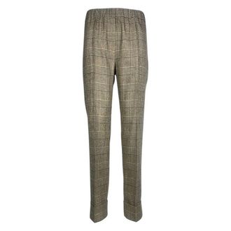 D.exterior Slim-fit Hosen - - Trousers - Damen - Braun - L