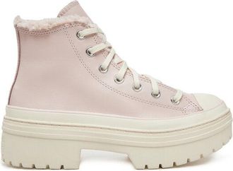 Converse Sneakers aus Stoff Chuck Taylor All Star Lugged Heel Sherpa A09346C 662 Rosa