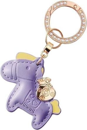 Generic Breloque cheval - Accessoires de mode chinois de bon augure 2026 - Porte-cl&eacute;s &agrave; breloque cheval mignon | pour festival de printemps, voyage, voiture, 