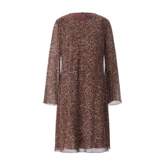 Luisa Cerano Kleid mit Animalprint