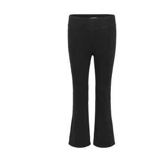 Part Two Schwarze Bootcut Slim-Fit Hose - - Trousers - Damen - Schwarzk - L