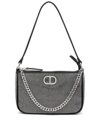 Twin-Set sac porté épaule Vittissima La Petite à ornements - Noir