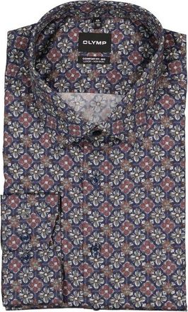 Olymp Herren Hemd mehrfarbig Baumwolle