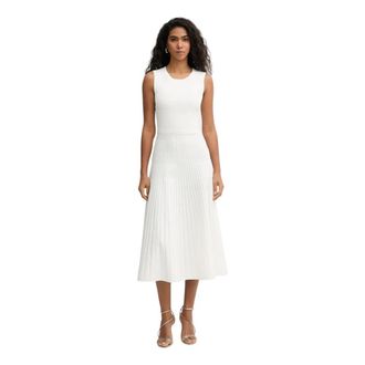 H&eacute;rve L&eacute;ger Cassia Kleid - - Dresses - Damen - Wei&szlig; - L
