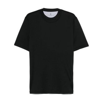 Brunello Cucinelli Homme, Tops, Noir, Taille: L T-shirt
