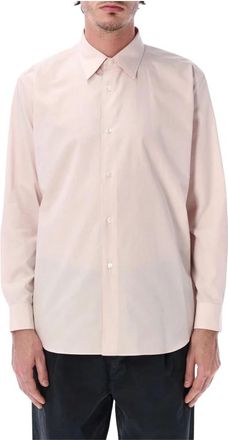 Auralee Homme, Chemises, Rose, Taille: XL Washed Finx Weather Chambray Shirt