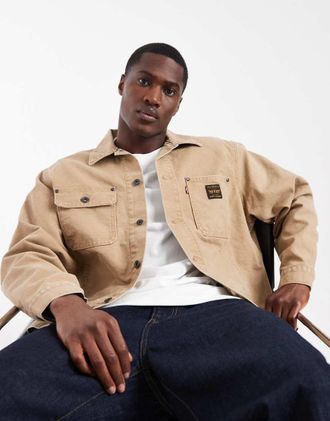 Levi's Workwear Sunrise - Veste - Camel-Bleu