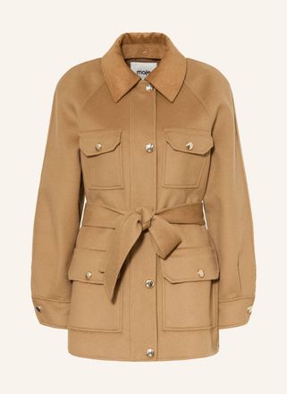 Maje Jacke Mit Abnehmbarem Kragen beige
