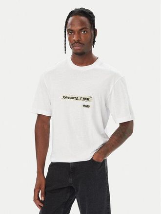HUGO BOSS T-Shirt Naxter 50570028 Wei&szlig; Regular Fit