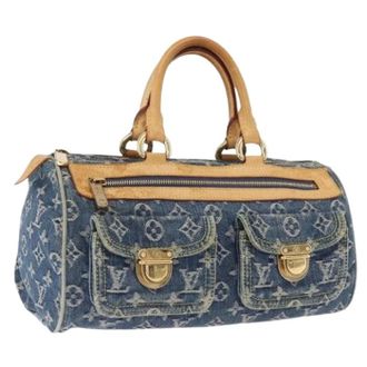 Louis Vuitton Pre-owned Vintage Monogram Denim Hand Bag - Femme - Pre-owned - Bleu - Taille: ONE Size