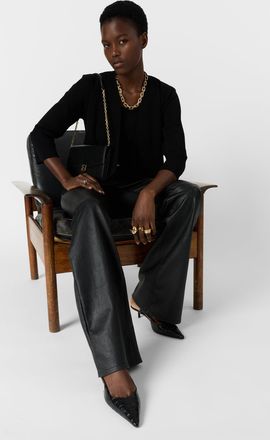 Gerard Darel Gilet en microfibre - LYNAYA - Noir