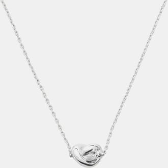Kate Spade New York Kate Spade Sailors Knot Mini Anh&auml;nger-Halskette f&uuml;r Frauen in Silber | Kubikzirkonie