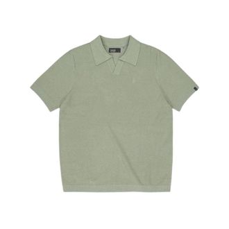 Butcher of Blue Homme, Tops, Vert, Taille: 2XL Polo en Tricot Bouclé Élégant et Raffiné