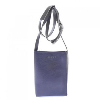 Marni Pre-owned Museo Kalbsleder Umh&auml;ngetasche - - Pre-owned - Damen - Blau - ONE SIZE