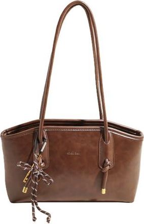 Generic Sac à bandoulière en cuir pour femme avec sac à bandoulière attaché Sac à main Sac à main Sac à main Sac à provisions élégant pour les voyages de trav