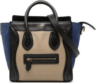 Celine Pre-owned Nano Luggage Tote - Femme - Pre-owned - Beige - Taille: ONE Size