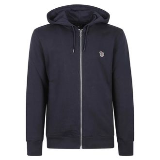 Paul Smith Zebra Zip Knit - - Sweatshirts & Hoodies - Herren - Blau - L