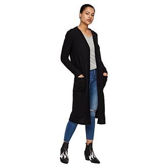 Noisy May Noisy May Nmcity L/S Cardigan Long pour Femme Noos, Noir, L
