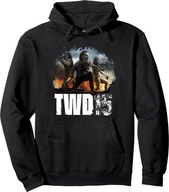 The Walking Dead Group Action Pose Pullover Hoodie