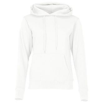 Fruit Of The Loom Ladies Classic Kapuzen-Sweat + GRATIS MyShirt Stoffbeutel, Farbe:wei&szlig; + GRATIS MyShirt Stoffbeutel, Gr&ouml;&szlig;e:2XL