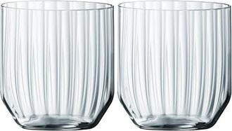 Spiegelau Whisky Gl&auml;ser 345 ml, 4 St&uuml;ck, Linear, 4940176, Whiskygl&auml;ser aus Kristallglas, Tumbler sp&uuml;lmaschinenfest (Packung mit 2)