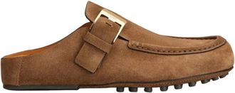 Tod's Femme, Chaussures, Brun, Taille: 38 EU Suede Mule