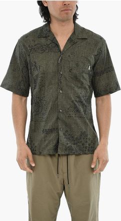 Woolrich Patterned Short-Sleeve Shirt with Chest Pocket size L