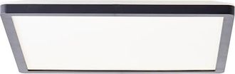 Brilliant Flache LED Deckenaufbau-Paneel mit 18W, 2000 Lumen und 4000 Kelvin Farbtemperatur in schwarz - eckig 30x30cm