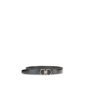 Ferragamo Reversible Calf Leather Belt - Navy