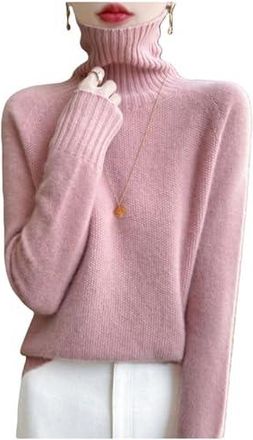 Generic Pull Femme Hiver Pull &Agrave; Col Roul&eacute; en Pure Laine M&eacute;rinos pour Femme &Eacute;pais Et Chaud Manches Longues en Cachemire Tricot&eacute; Id&eacute;al pour LAutomne Et lhiver R