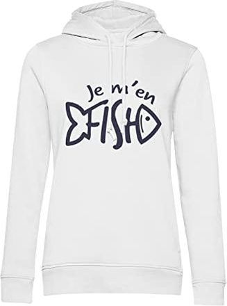 Fabulous Sweat &agrave; Capuche Je men Fish Jeu de Mot Poisson Humour